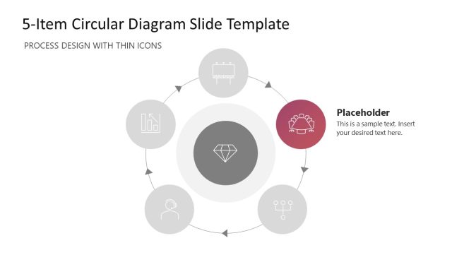 Customizable Circle Process Diagram PowerPoint Template - SlideModel