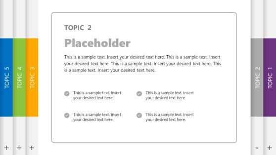 5-Topic Training Template for PowerPoint - SlideModel