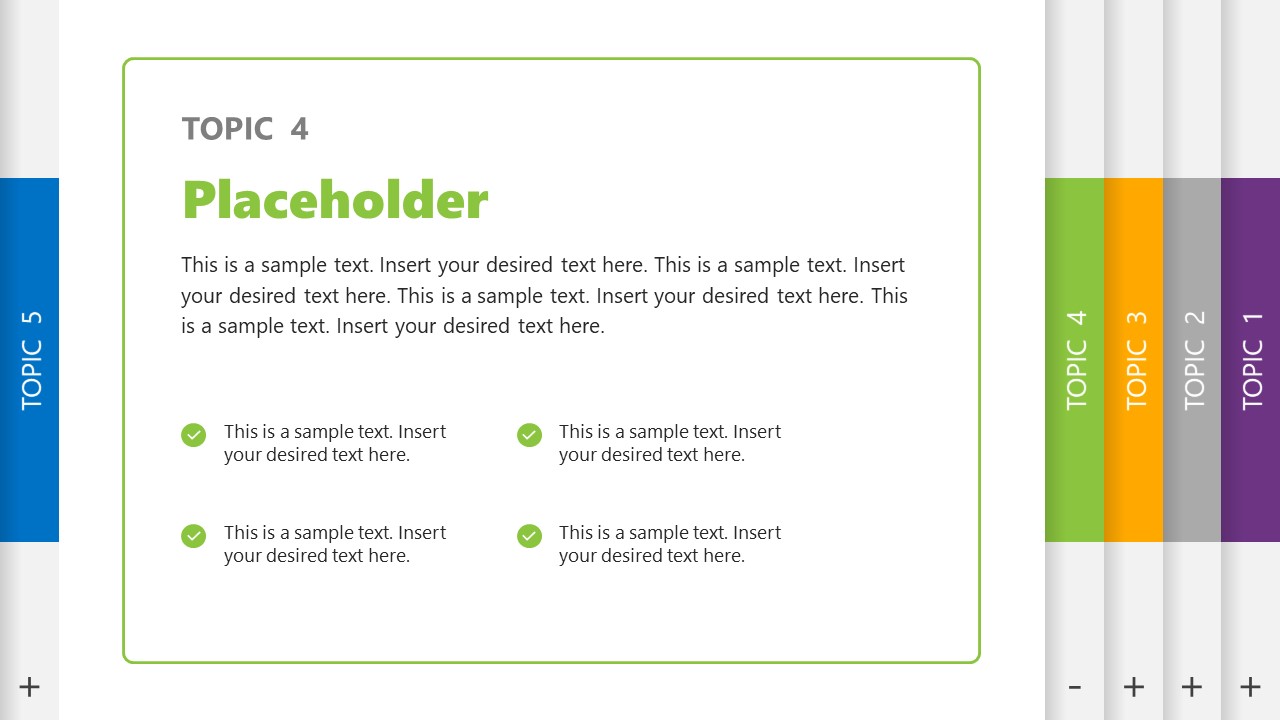 5-Topic Training PowerPoint Template