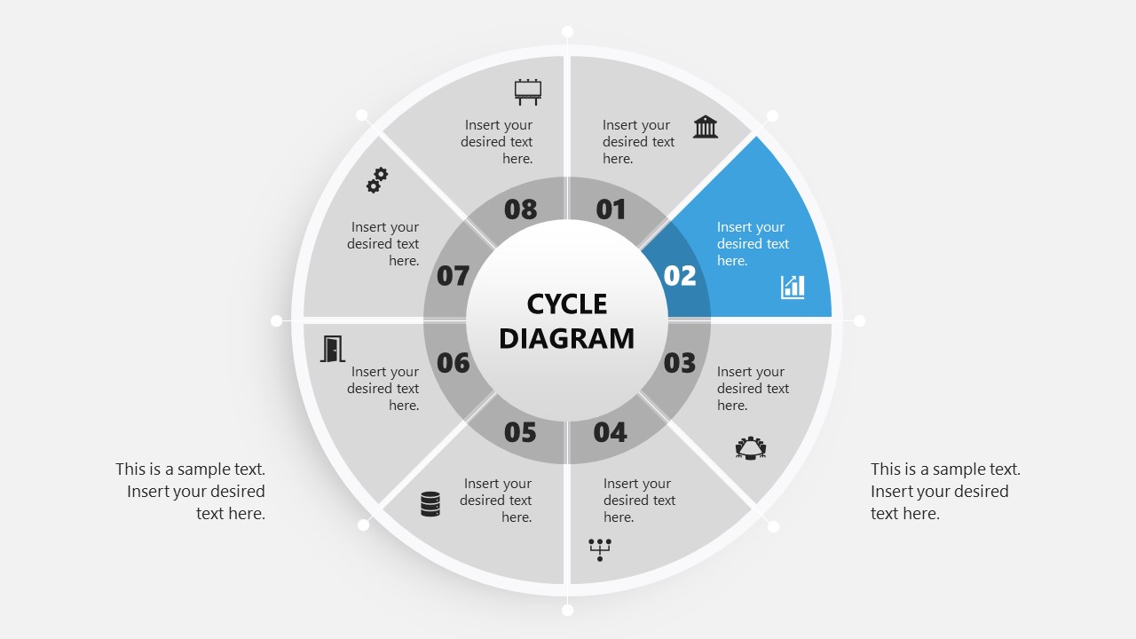 8-Item Cycle Diagram PowerPoint Template