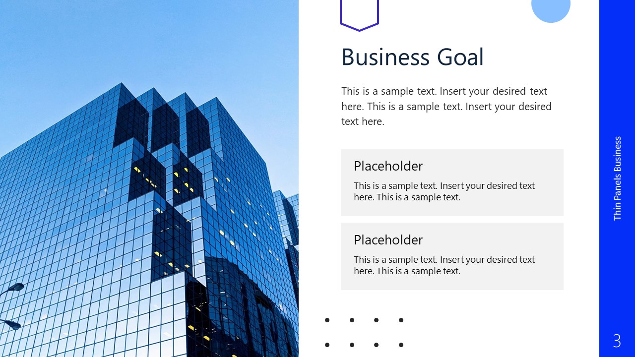 Thin Panels Business Presentation Template