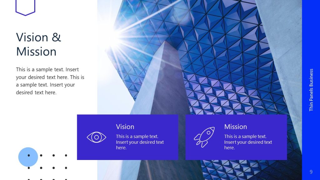 PowerPoint Slide for Vision & Mission - SlideModel