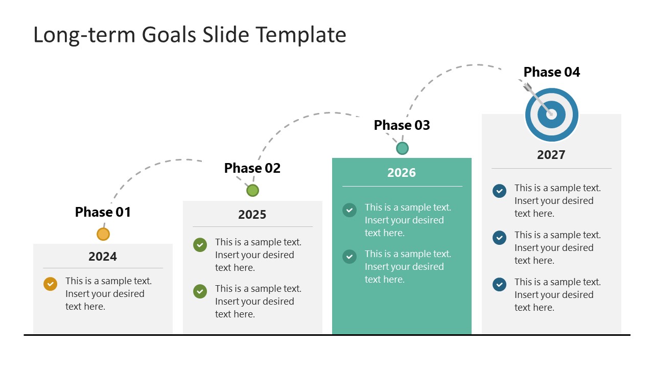 Long Term Goals PowerPoint Template