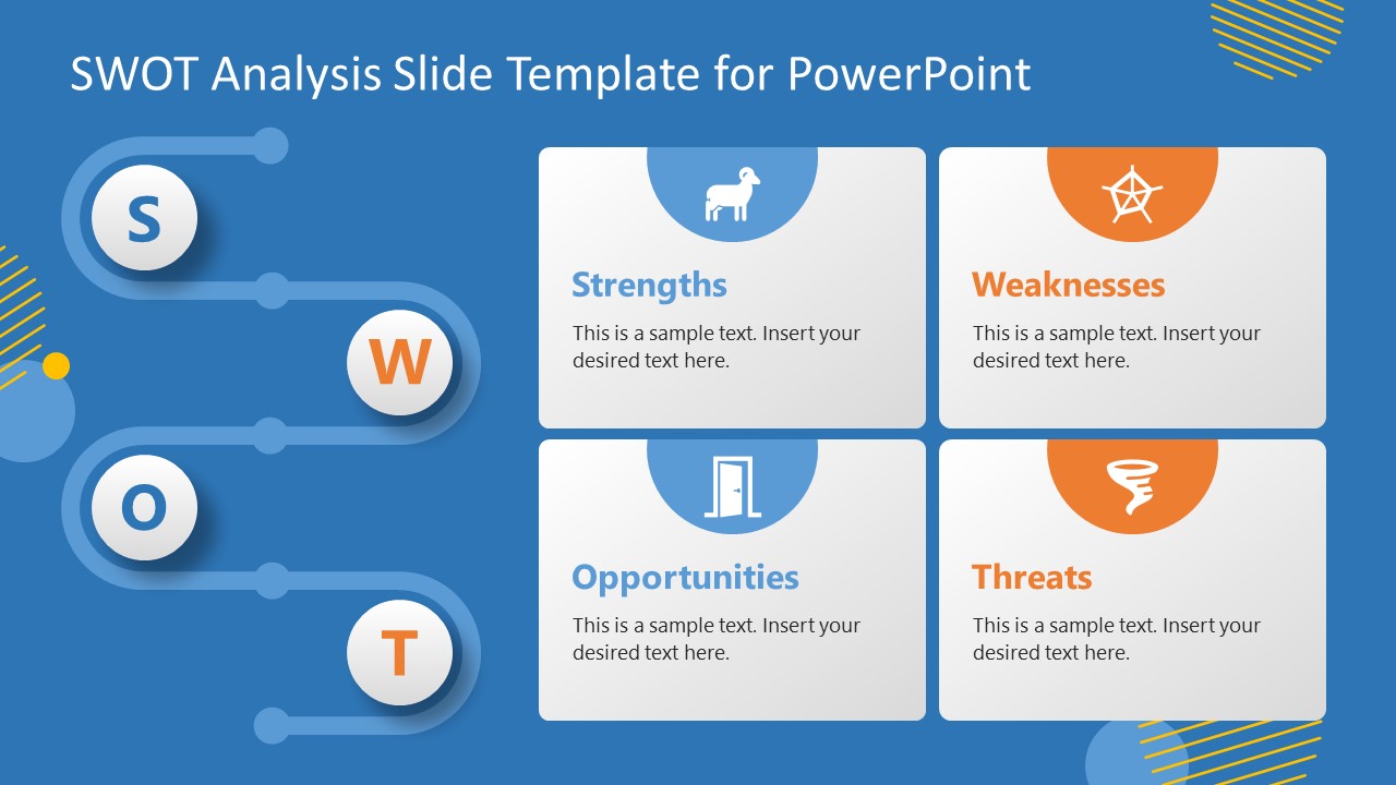 SWOT Analysis Slide Template for PowerPoint