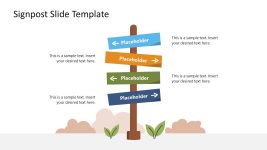 Signpost Template for PowerPoint - SlideModel