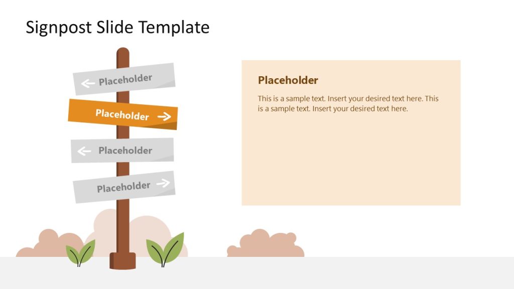 Signpost Presentation Template - SlideModel
