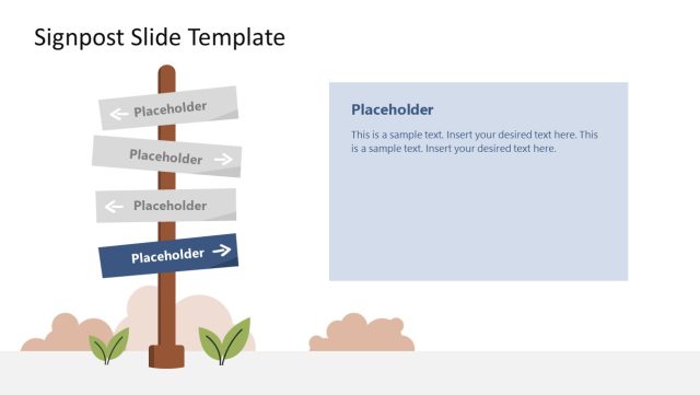 Signpost Presentation Slide - SlideModel