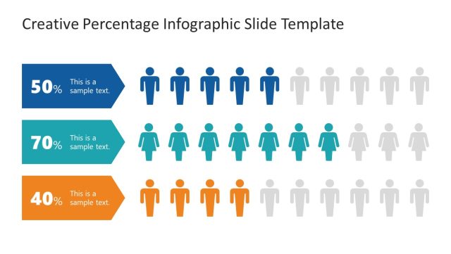 Creative Percentage Infographic Presentation Template - SlideModel