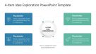 4-Item Idea Exploration PPT Template - SlideModel