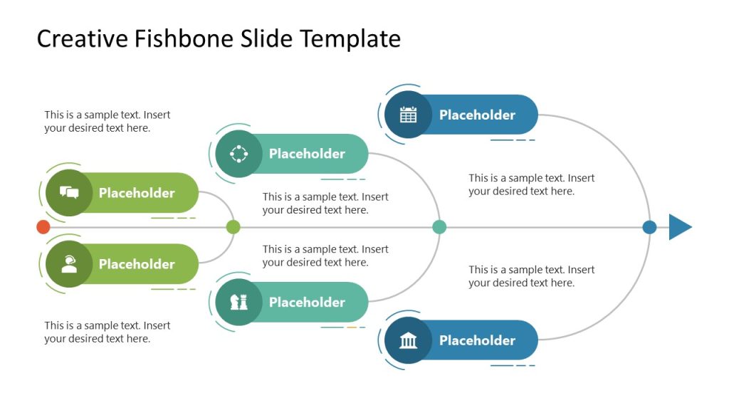 Creative Fishbone PPT Template - SlideModel
