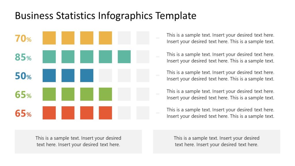 Percentage Infographic - Business Statistics Slide - SlideModel