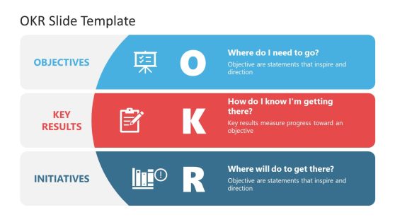 OKR Slide PowerPoint Template - SlideModel