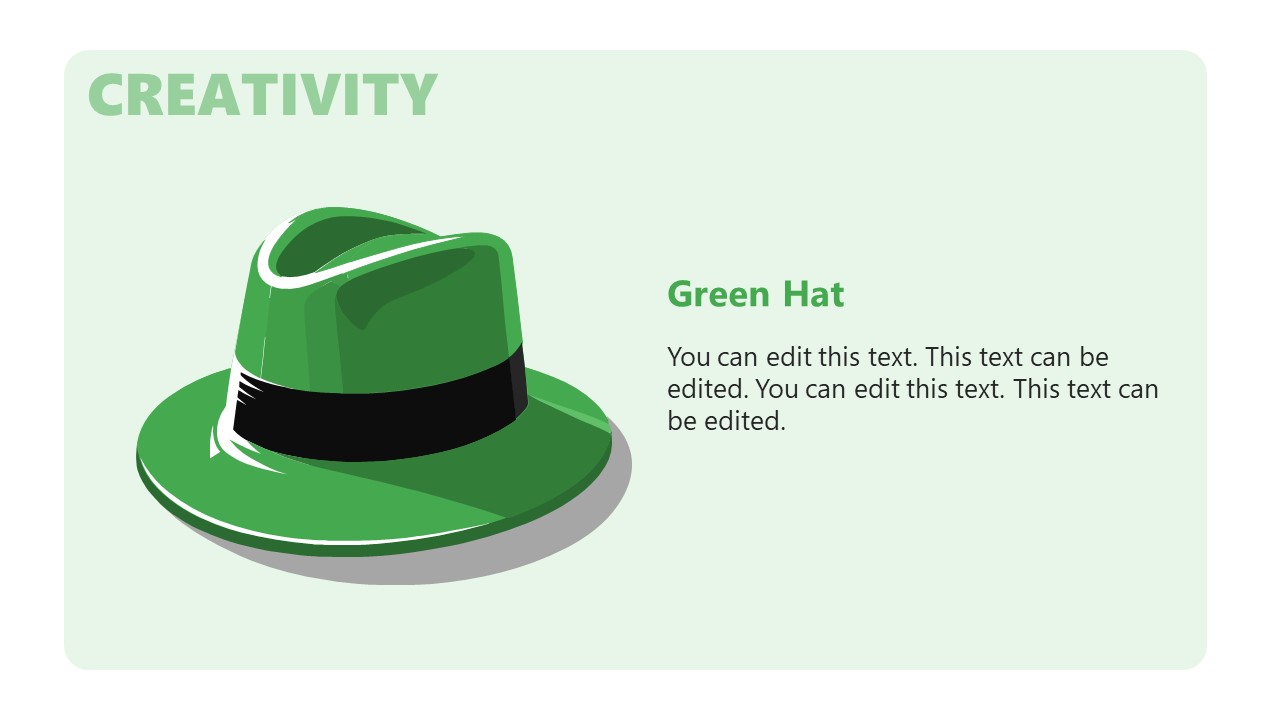 Six Thinking Hats PowerPoint Template