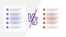 Simple Comparison Versus Slide Template for Presentation - SlideModel