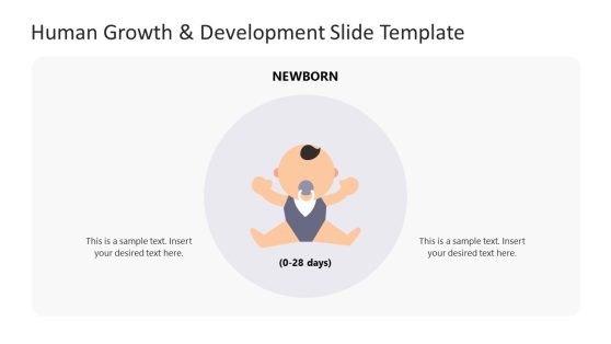 Newborn Stage Slide - Human Growth & Development PPT Slide - SlideModel