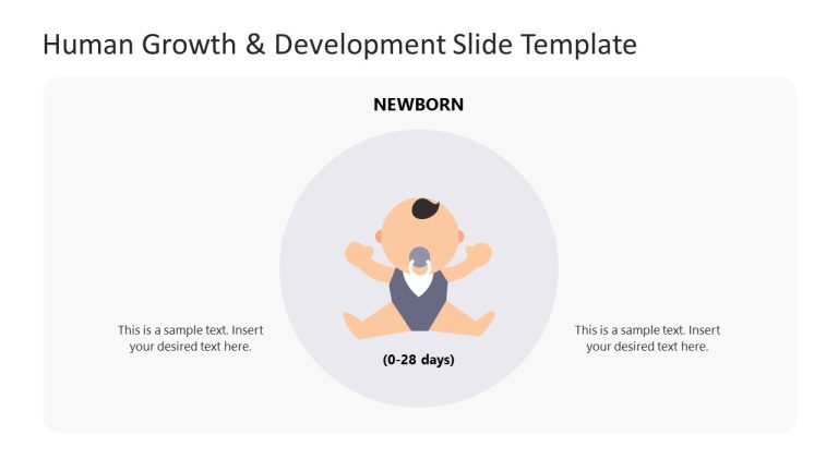 Newborn Stage Slide - Human Growth & Development PPT Slide - SlideModel