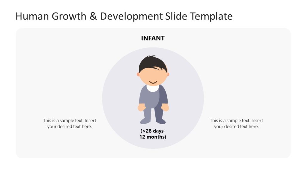 Infant Development Phase Slide - Human Growth Template - SlideModel