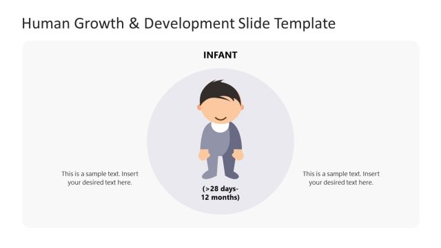Infant Development Phase Slide - Human Growth Template - SlideModel