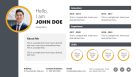 One Slide Resume Template for Presentation - SlideModel