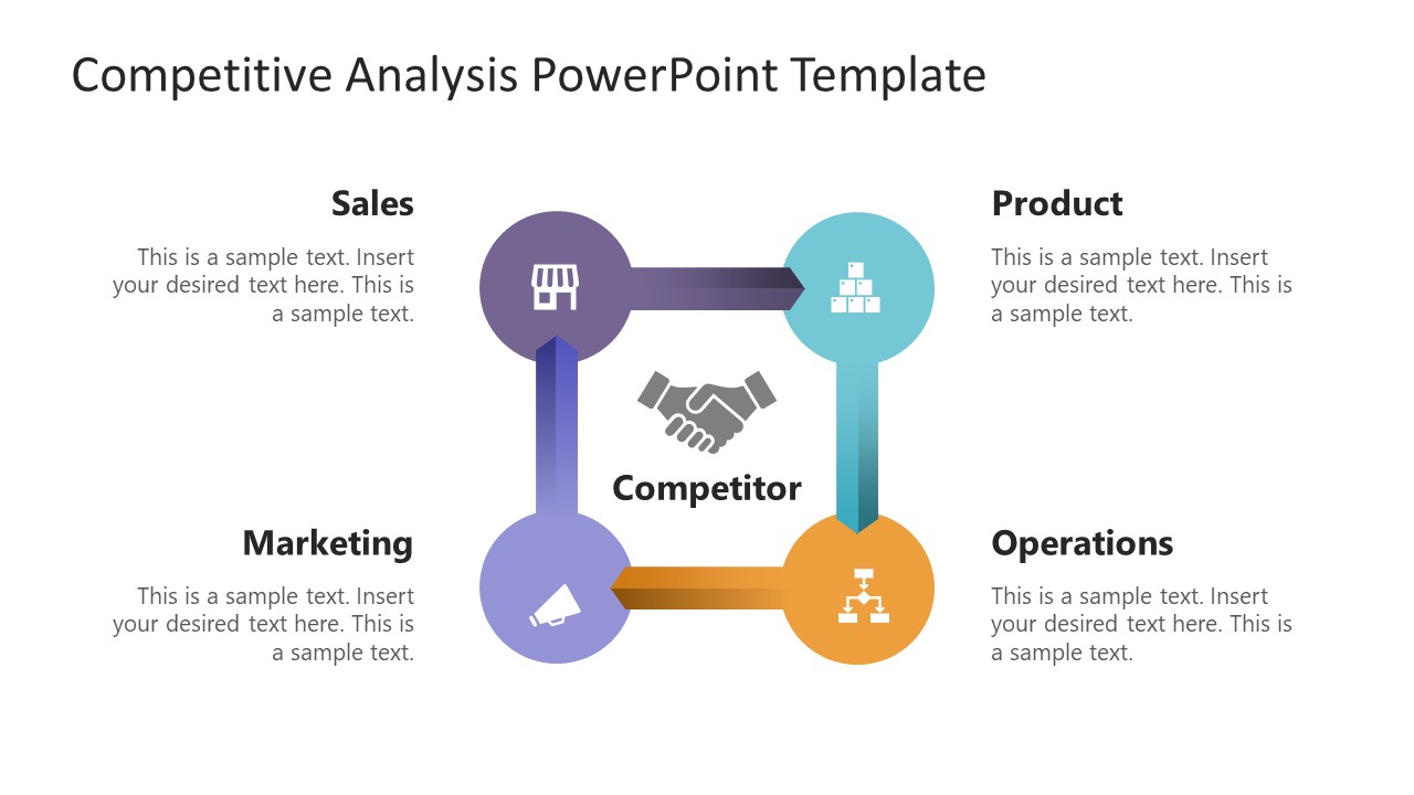 Competitive Analysis Diagram PowerPoint Template