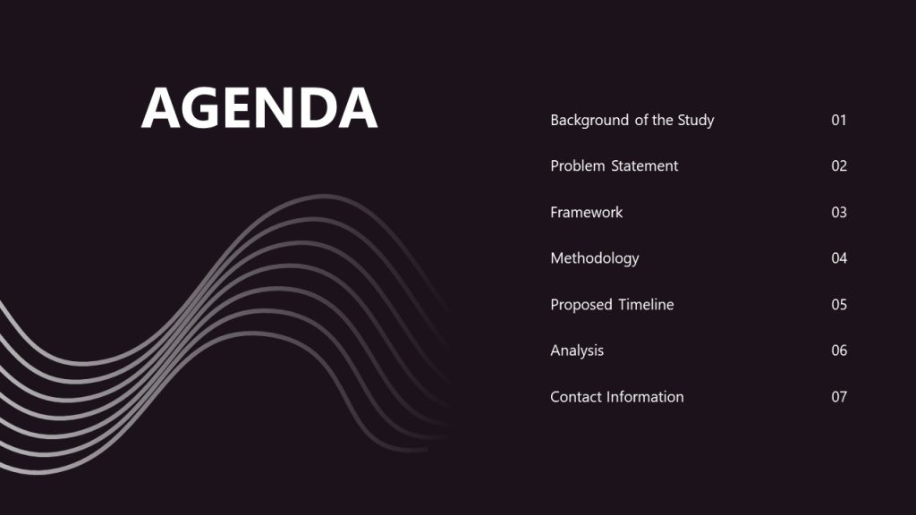 Agenda Slide - Research Paper Template - SlideModel