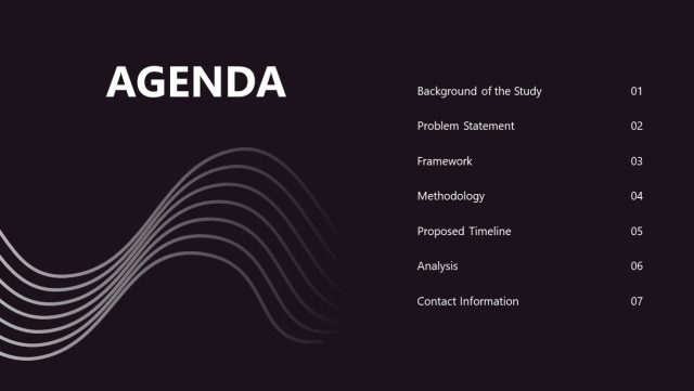 Agenda Slide - Research Paper Template - SlideModel