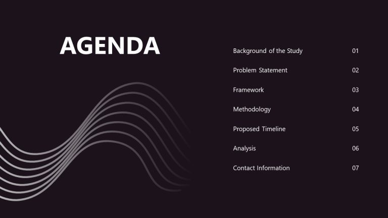 Agenda Slide - Research Paper Template - SlideModel