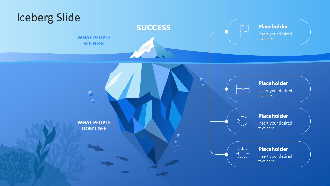 Iceberg Slide Template for PowerPoint
