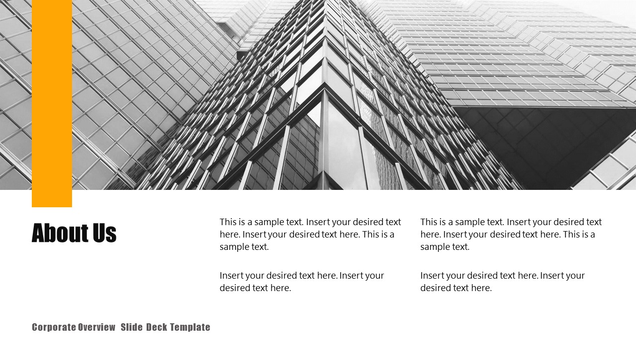 Corporate Overview Slide Deck Template