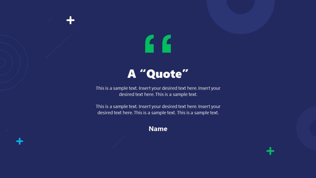 Quote Slide - Animated Student Intro Slide - SlideModel