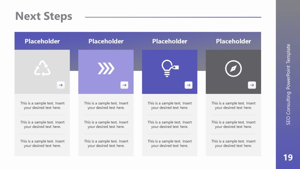 Next Steps PowerPoint Slide - SlideModel