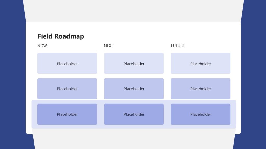 Animated Field Roadmap Slide Template - SlideModel