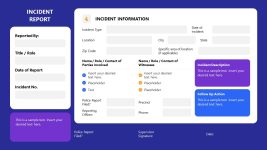 Editable Incident Report PPT Template - SlideModel