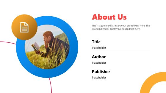 About Us Slide with Editable Text - SlideModel