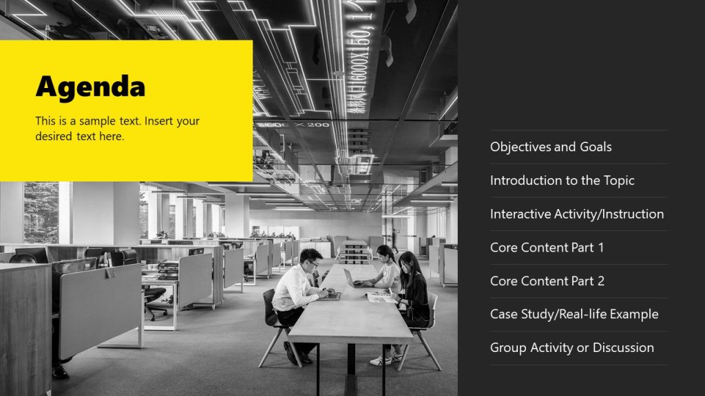 Agenda Slide Template - Workshop PPT Slide Deck - SlideModel