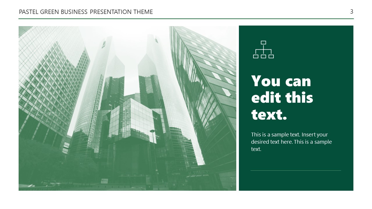 Pastel Green Business Presentation Theme