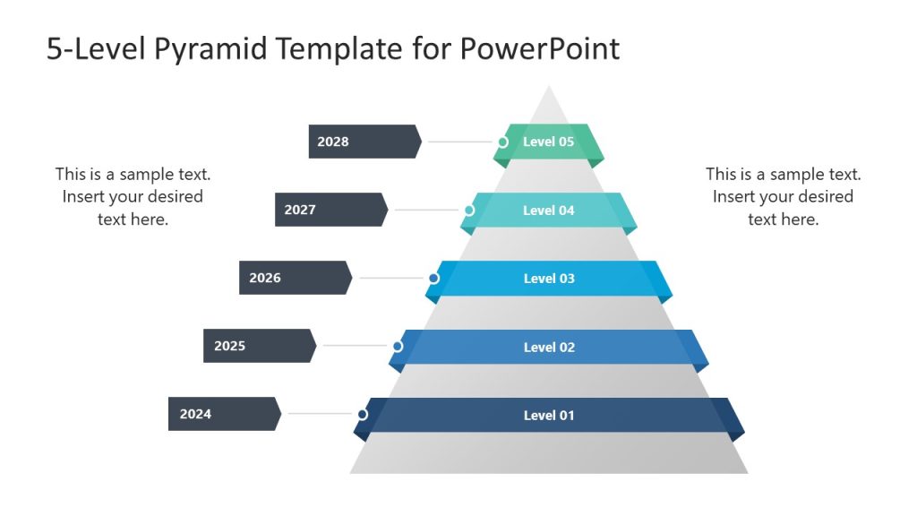 5-Level Pyramid Presentation Template - SlideModel