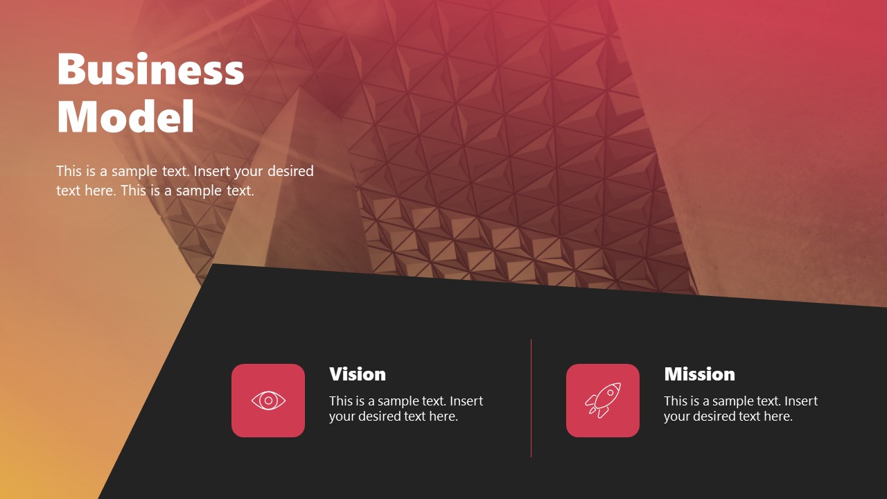 Black & Red Business Pitch Deck Template for PowerPoint