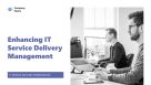 Title Slide - IT Service Delivery Management Template - SlideModel