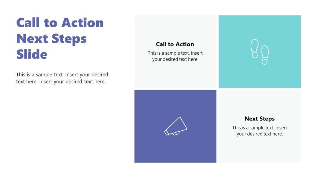 Call to Action Next Steps Slide - SlideModel