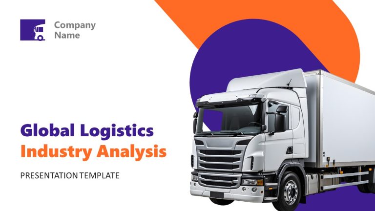 Global Logistics PowerPoint Template - Title Slide - SlideModel