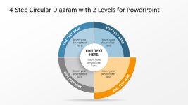 PowerPoint Circular Process Diagram with Editable Text - SlideModel