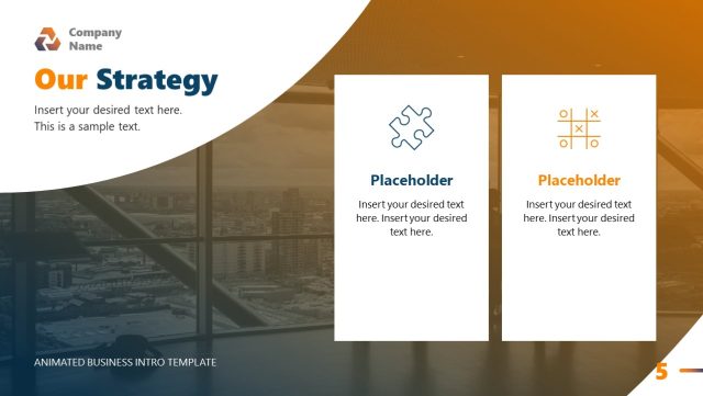 Slide for Our Strategy Presentation PPT Template - SlideModel