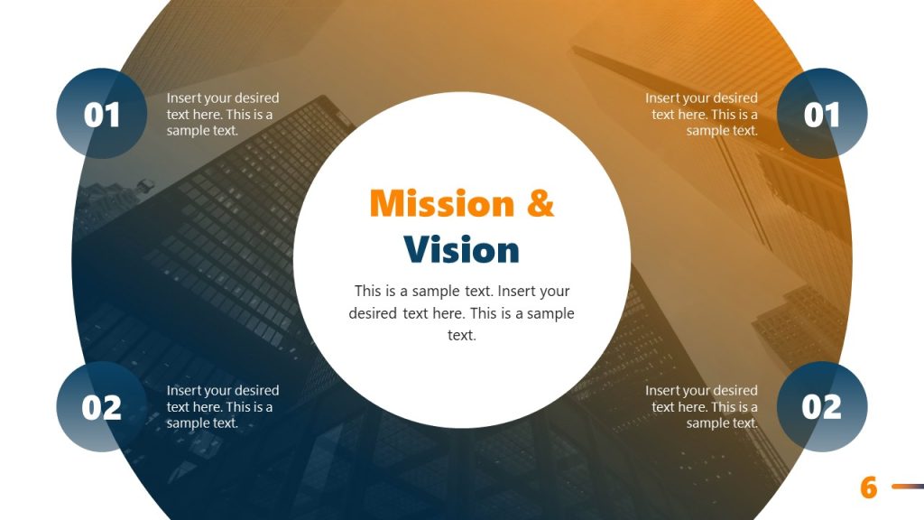 Mission & Vision Slide for Business PowerPoint Template - SlideModel