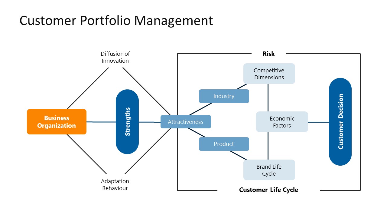 Customer Portfolio Management PowerPoint Diagrams