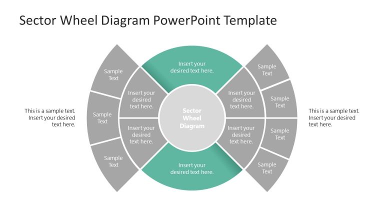 Sector Wheel Diagram Template for Presentation - SlideModel