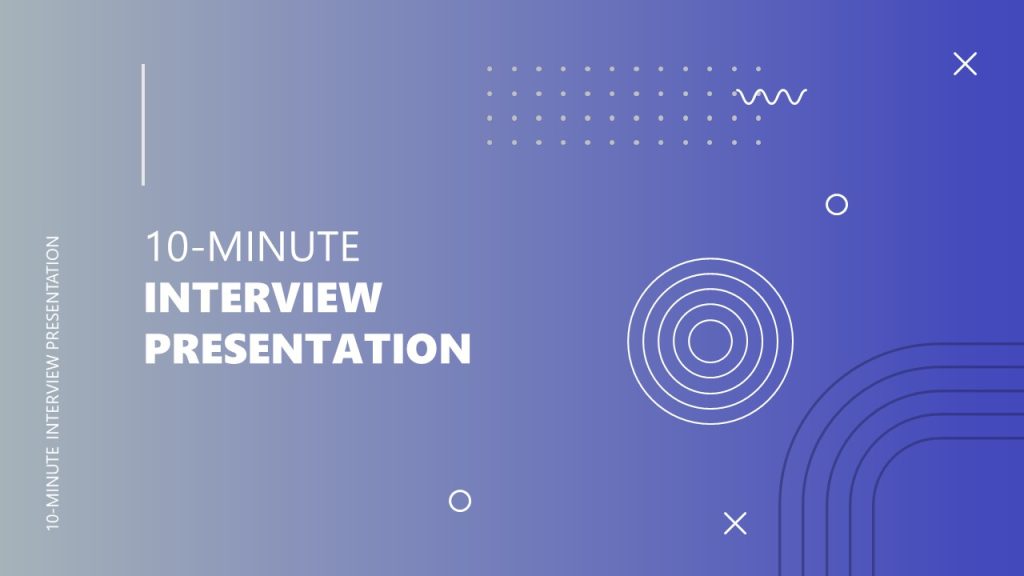Title Slide Interview Presentation Template Slidemodel