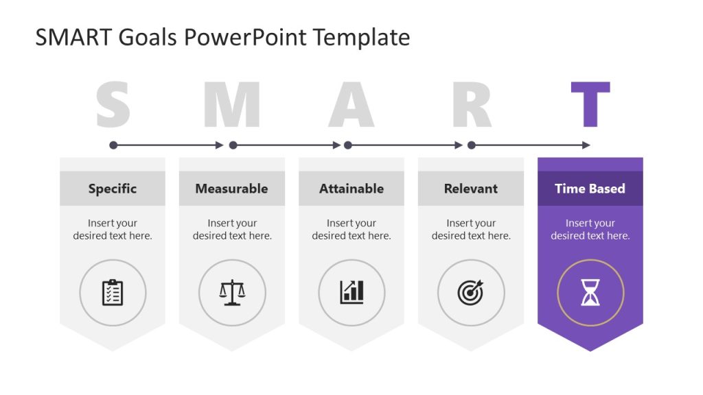 Time-Based Attribute Slide for SMART Goals Template - SlideModel