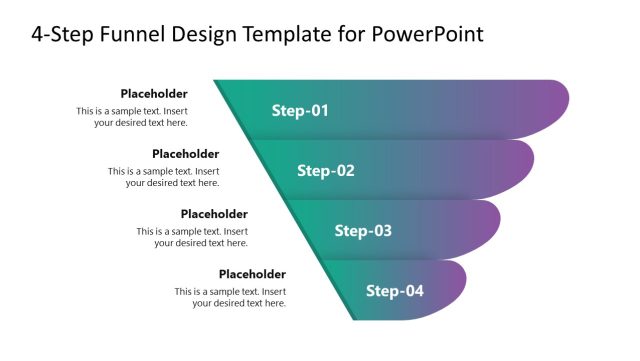 4-Step Funnel Design PPT Template - SlideModel