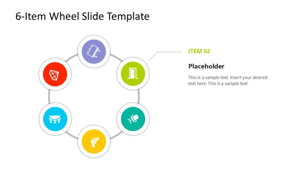 Item 2 Slide - Wheel PowerPoint Template - SlideModel